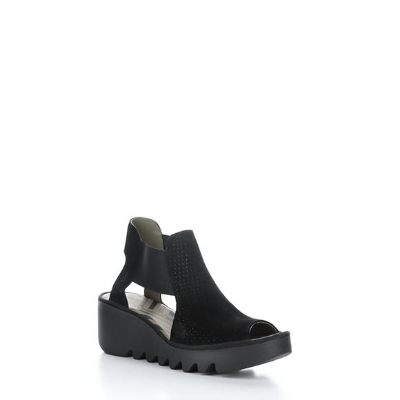 Fly London | Shoes | New Fly London Biga Platform Wedge Sandal In Black ...